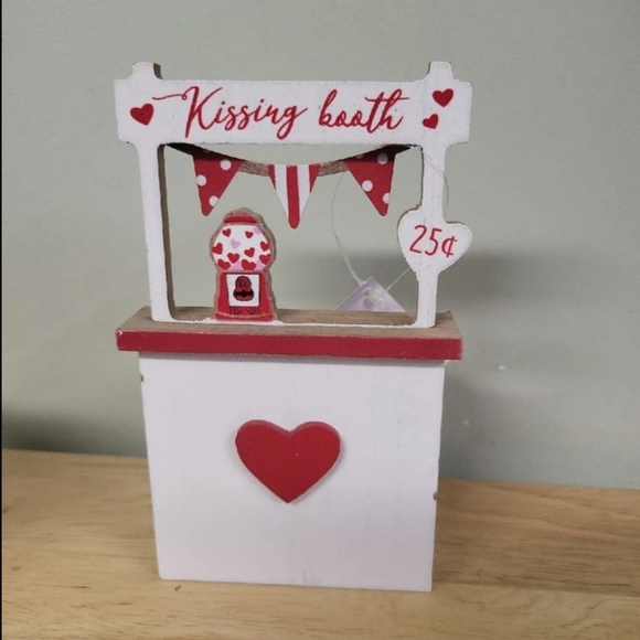 Accents | Valentine Kissing Booth Sign | Poshmark